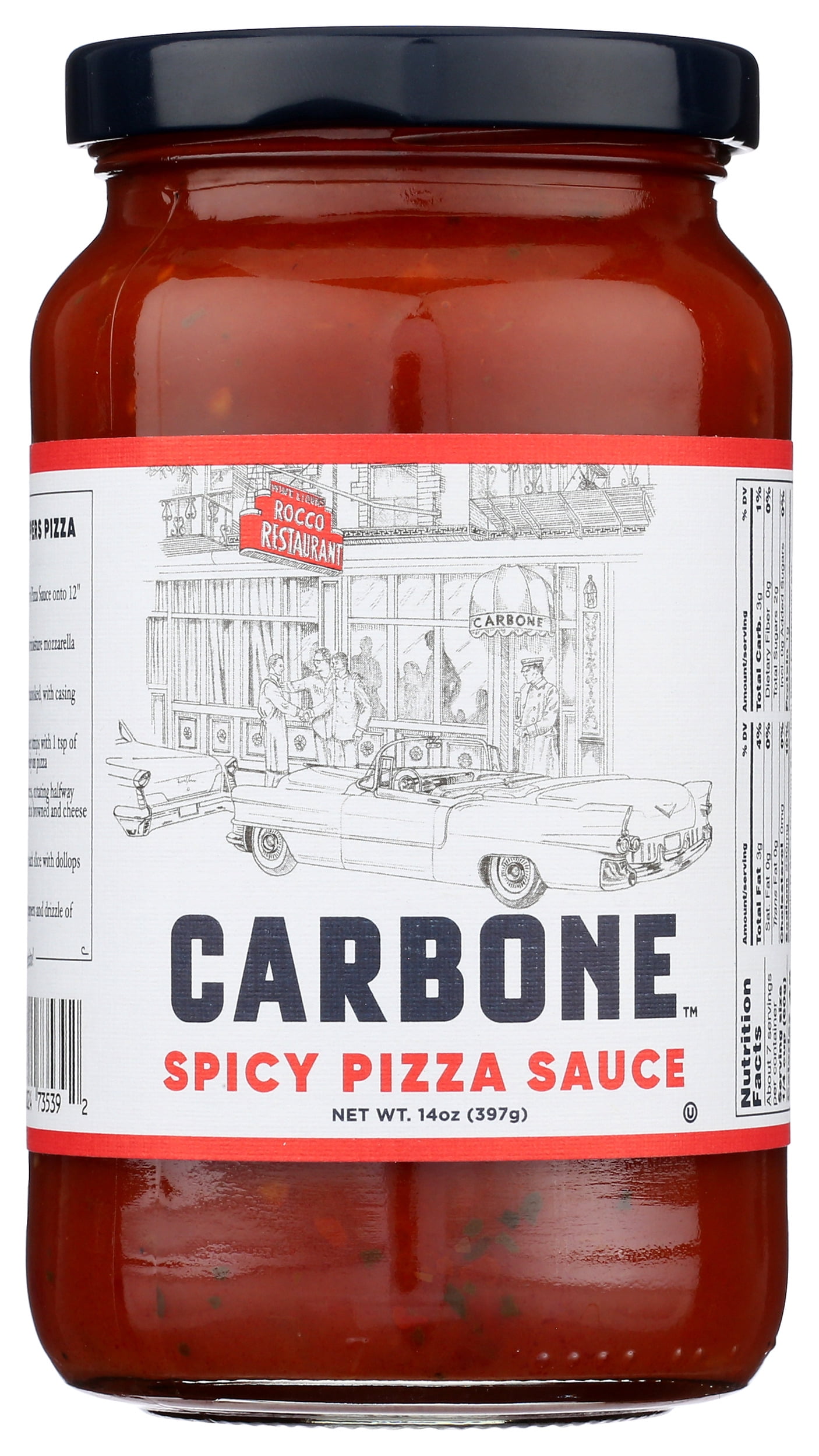 Carbone - Sauce Pizza Spicy - 14 Oz, Case of 6 - Walmart.com