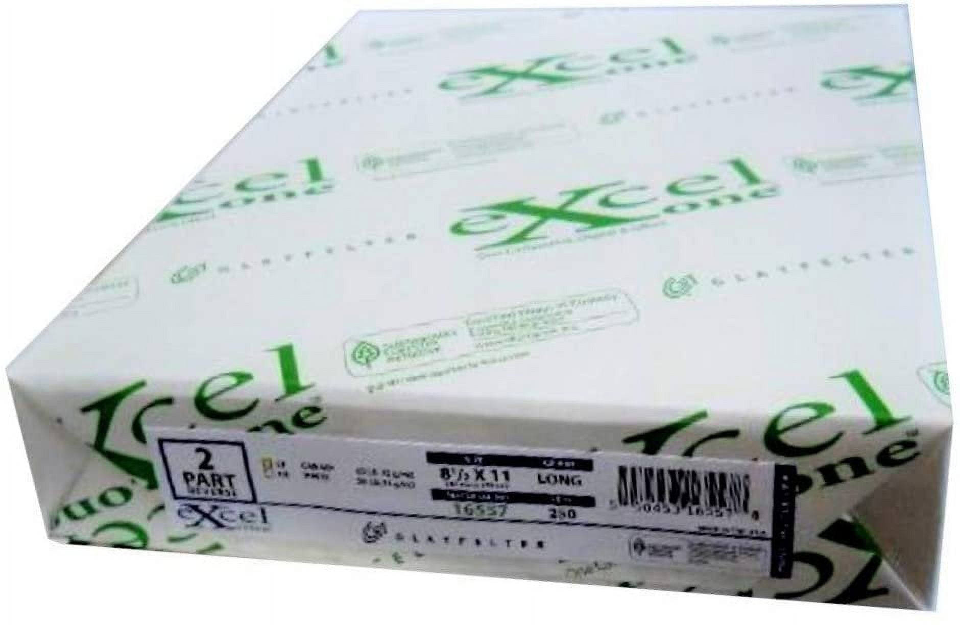 Carbonless Paper 2-part 1 Ream / 500 Sheets 250 Sets Bright White ...