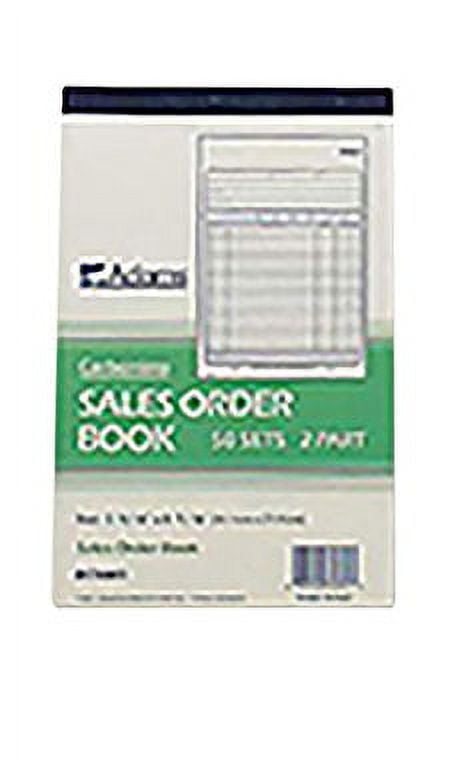 SSWBasics Carbonless Sales/Purchase Order Book - 5 9/16"W x 8 7/16"H ...