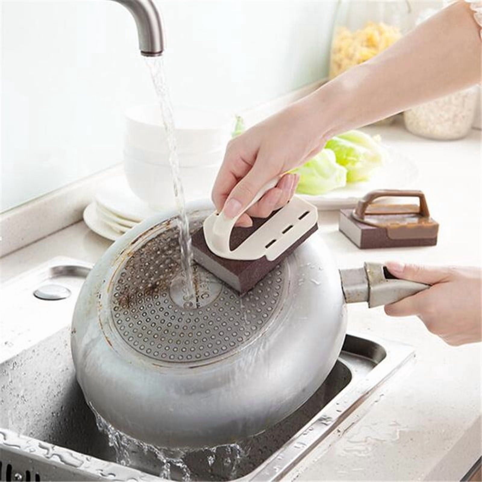 Carborundum Sponge Emery Cleaning Sponge • Heavy Duty Scrubber Block ...