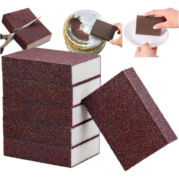 Carborundum Sponges, Steel Sponge for Pans, Mineral Steel Sponge for ...