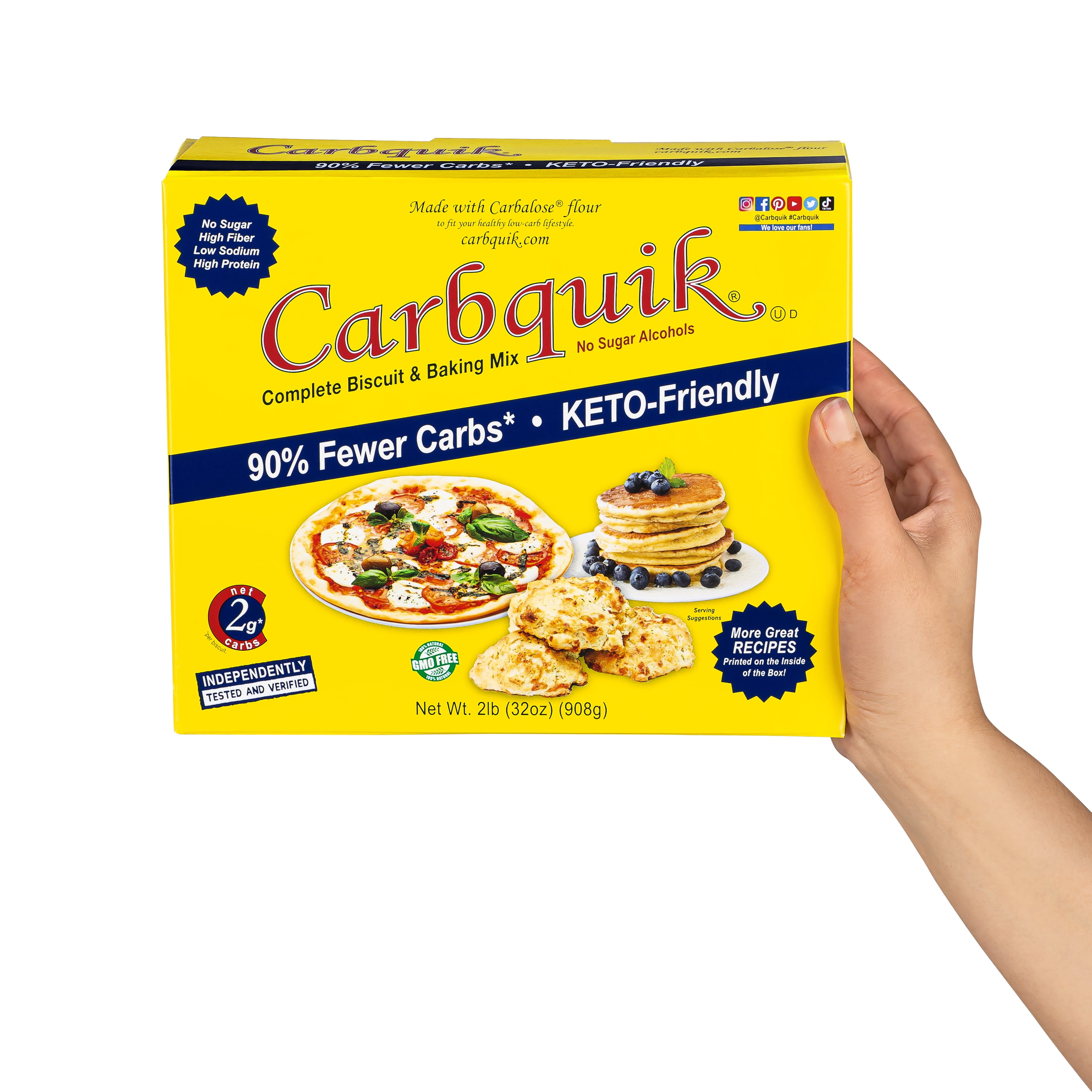 Carbquik Low-Carb Keto-Friendly Biscuit & Baking Mix, 32oz - sealed ...