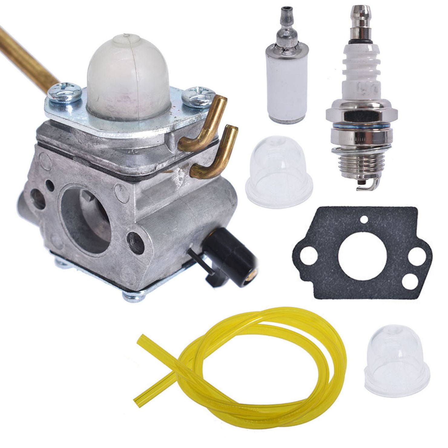 Carburetor 308028007 with Fuel Filter Line Spark Plug Replacement for ...