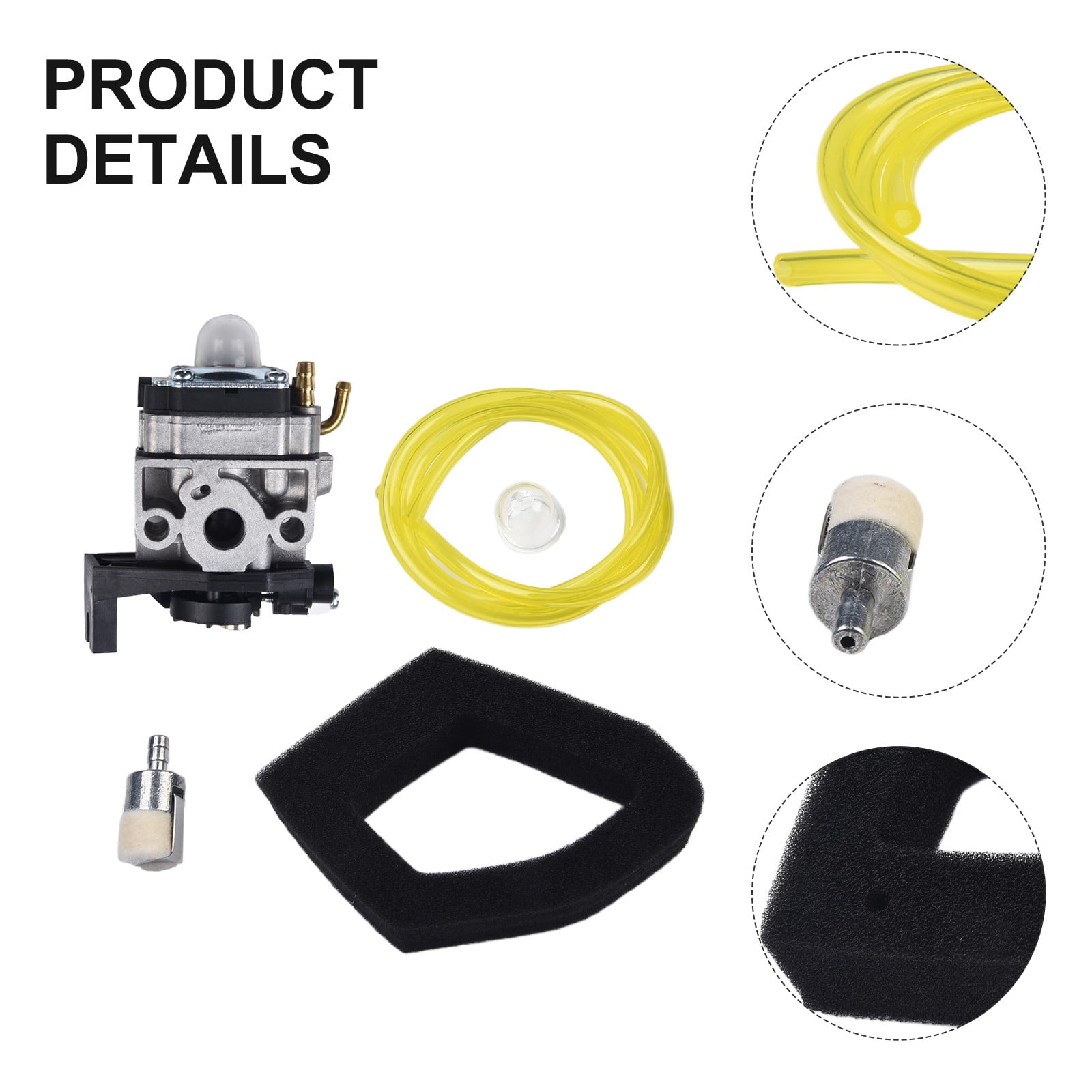 Carburetor Air Filter For Mantis 7940 7268 7264 For Tiller 25Cc Engine ...