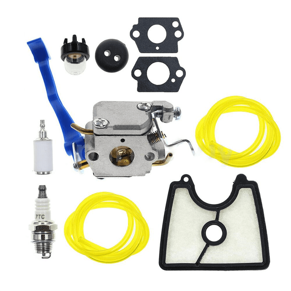 Carburetor Air Filter Kit For Husqvarna 125B BX 125BVX Blower Zama C1Q ...
