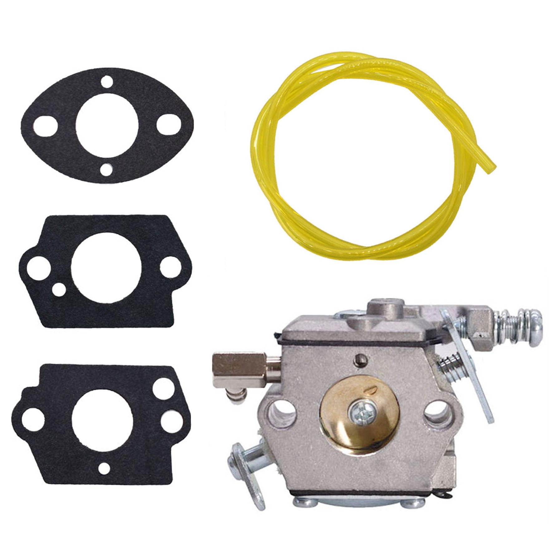 Carburetor Carb Kit with Fuel Line Gaskets for Tecumseh TC200 TC300 ...