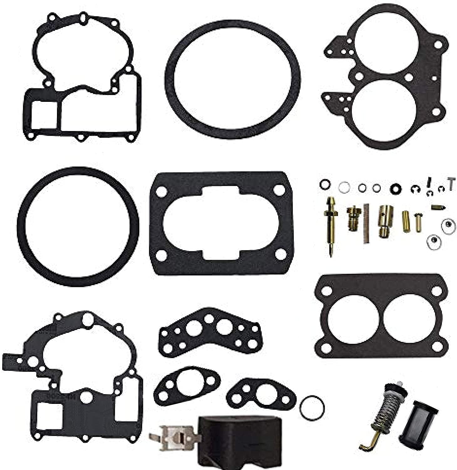 Carburetor Carb Rebuild Kit For Mercury Marine 3.0L 4.3L 5.0L 5.7L ...