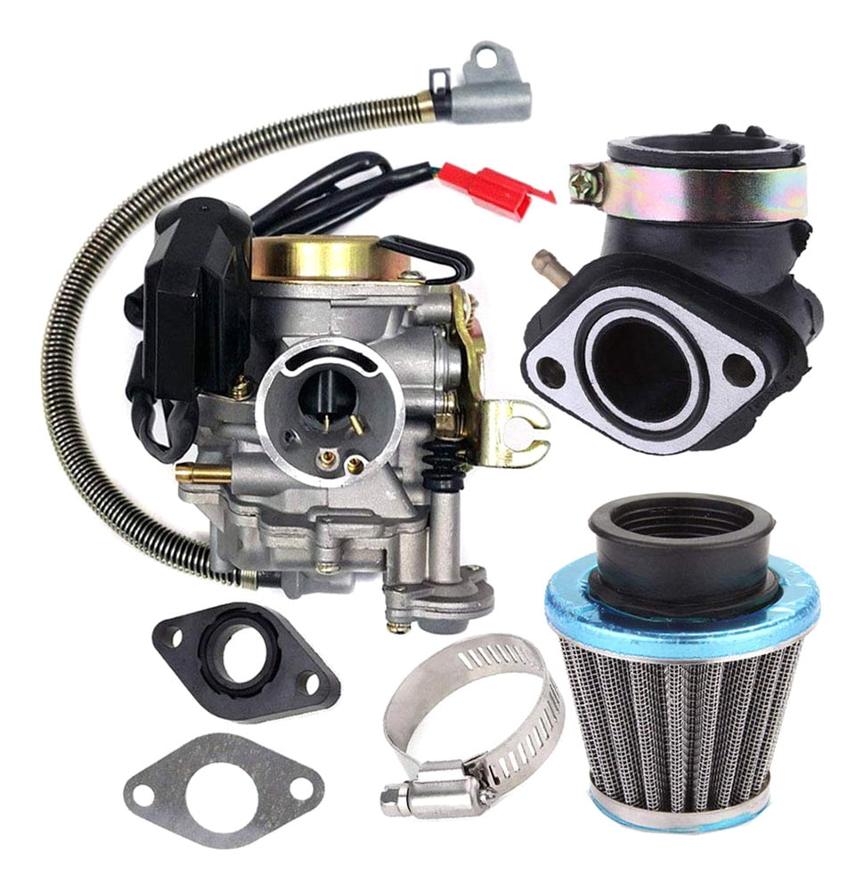 Carburetor Fit 4 Manifolds For 50cc And 49cc Filter - Walmart.com