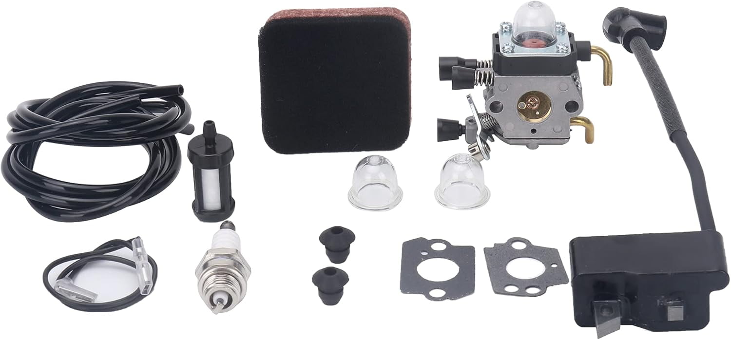 Carburetor Ignition Coil Air Filter kit for STIHL FS75 FS80 FS85 FC85 ...