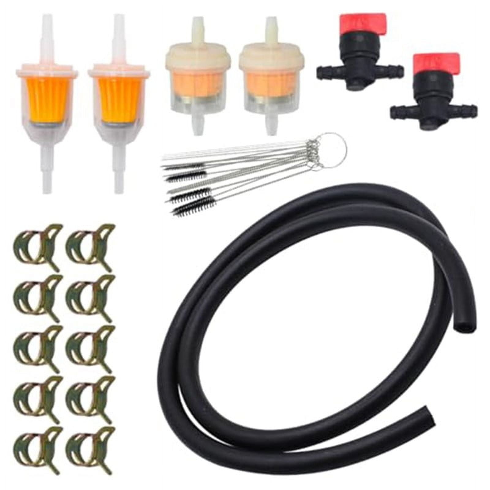 Carburetor Kit 1 Fuel Line 4 Fuel Filters 2 Fuel Shut-off Valves 10 ...
