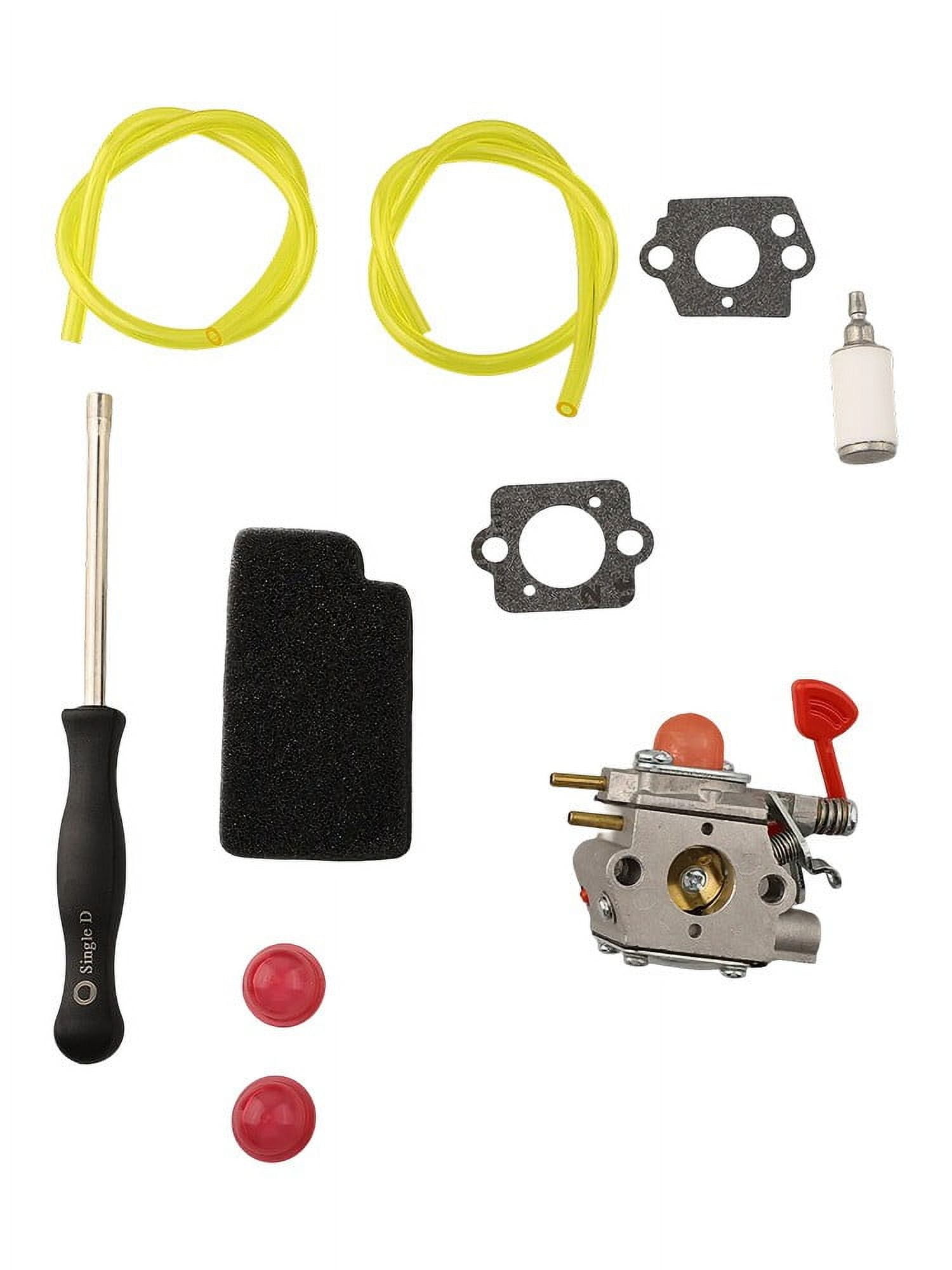 Carburetor Kit for 25cc 2-Stroke Leaf Blower - 9 Pieces Replacement ...