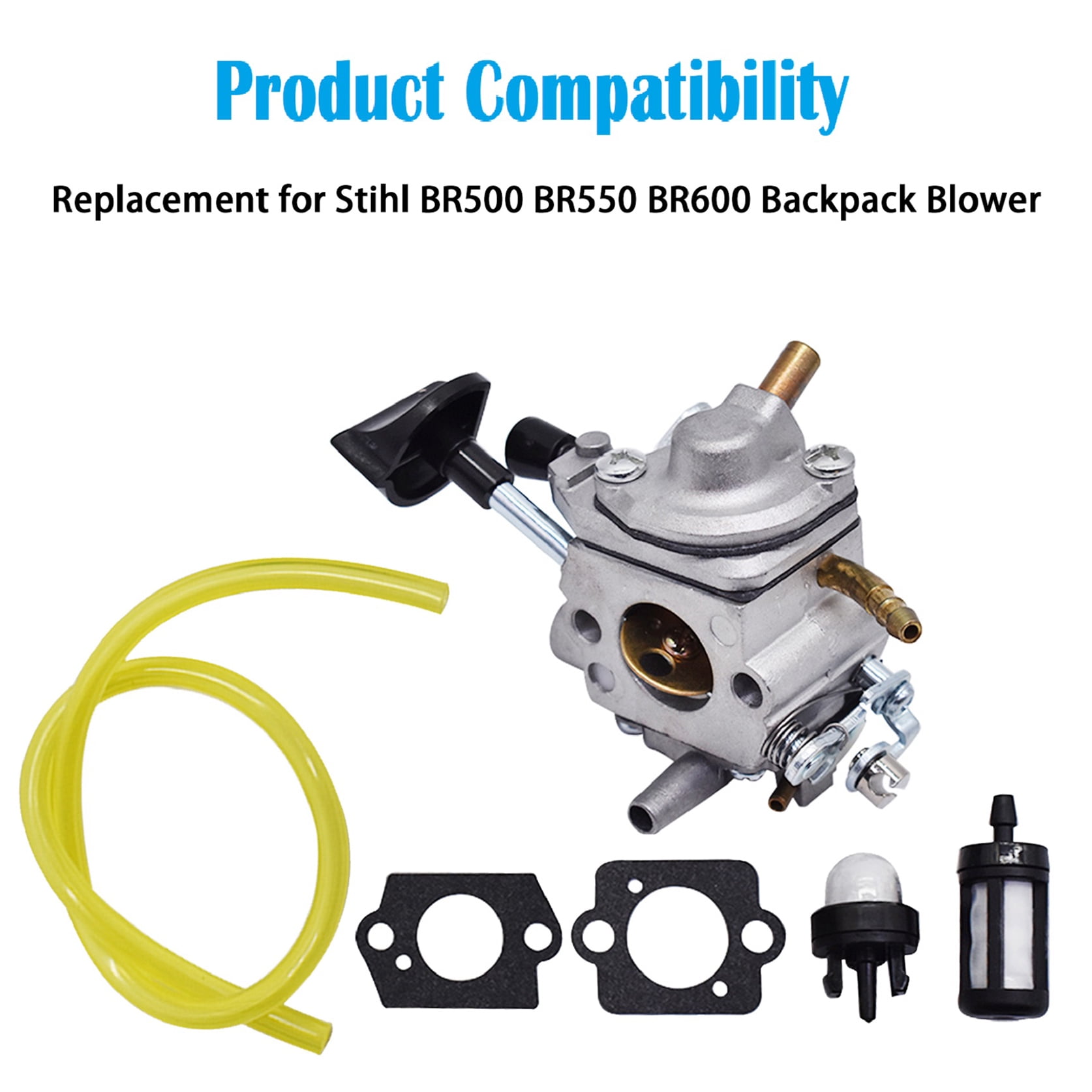 Carburetor Rebuild Kit C1Q-S183 42821200608 Fits for BR500 BR550 BR600 ...