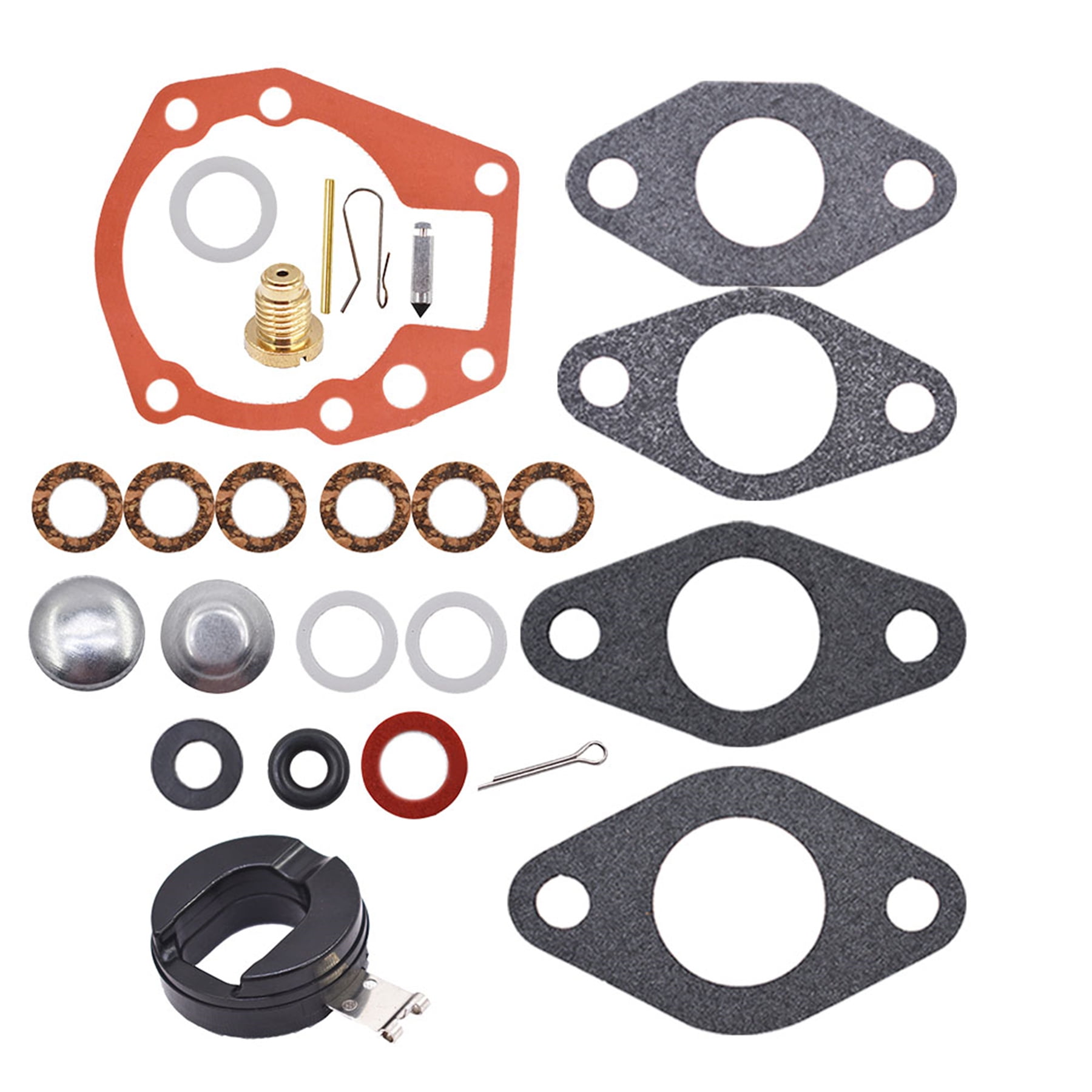 Carburetor Rebuild Kit with Float 18-7043 Fit for Many Johnson Evinrude ...