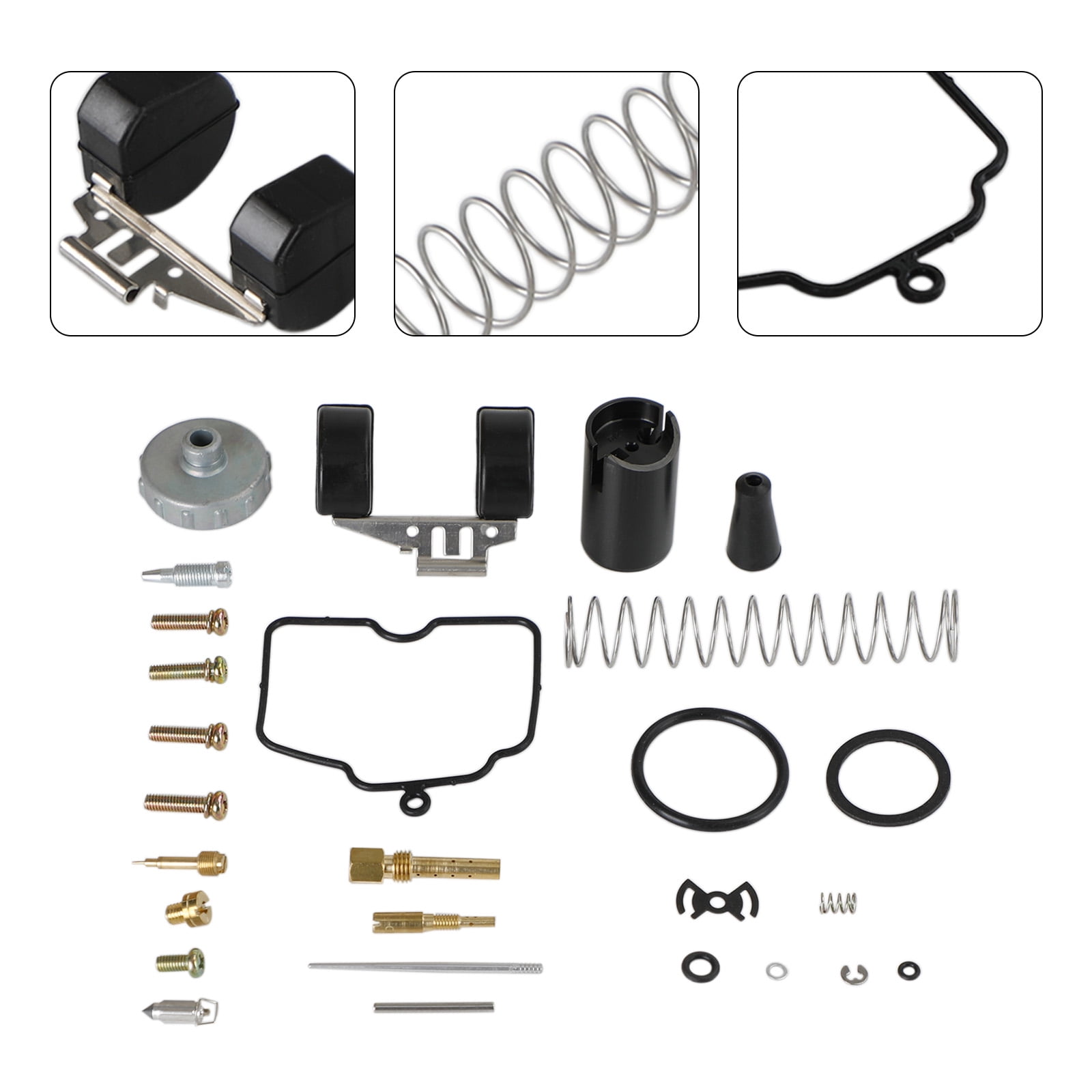 Carburetor Rebuild Repair Kit Floating Gasket Float Jets fit for Mikuni ...
