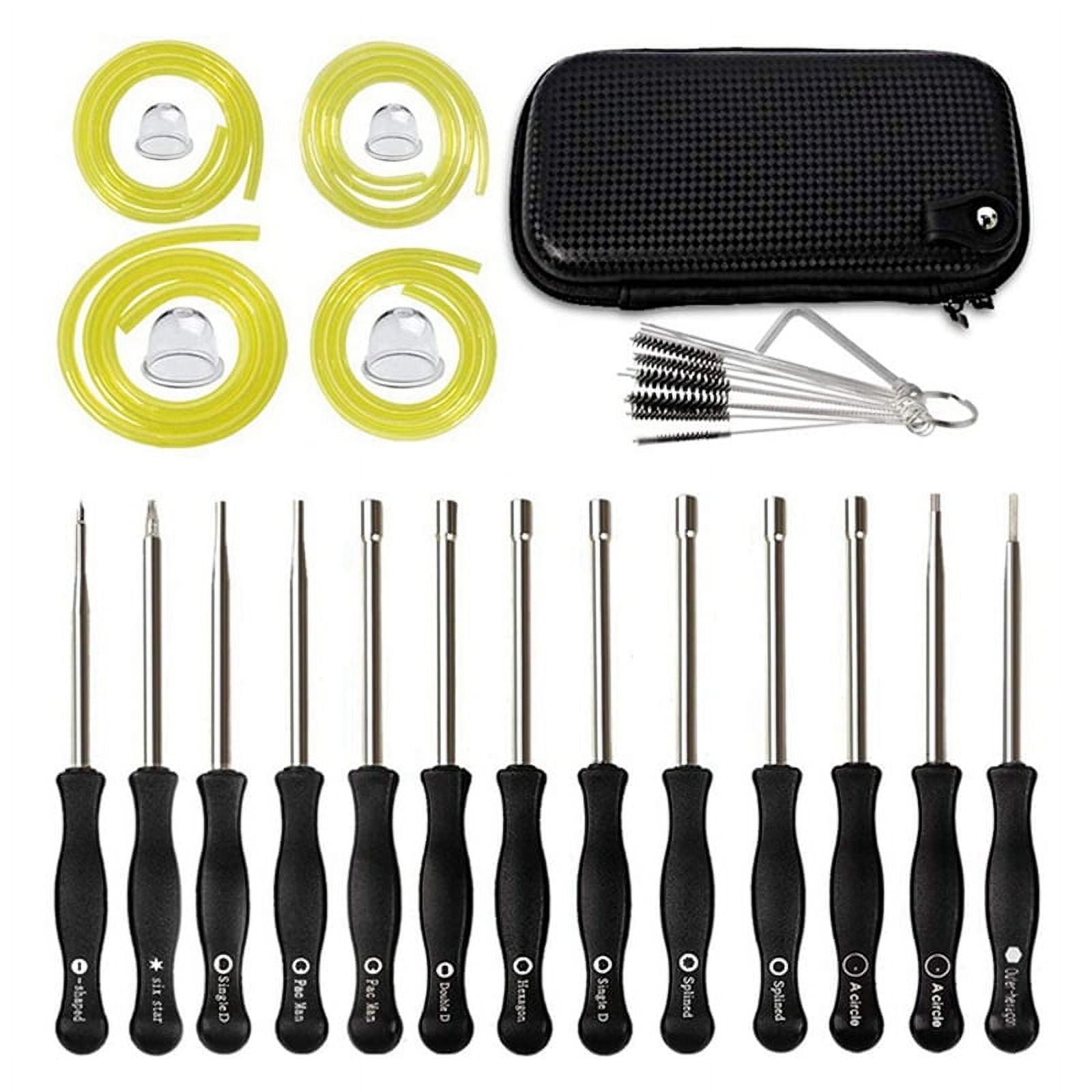 Carburetor Screwdriver Adjustment Cleaning Brush Tool Set Kit for 2 ...