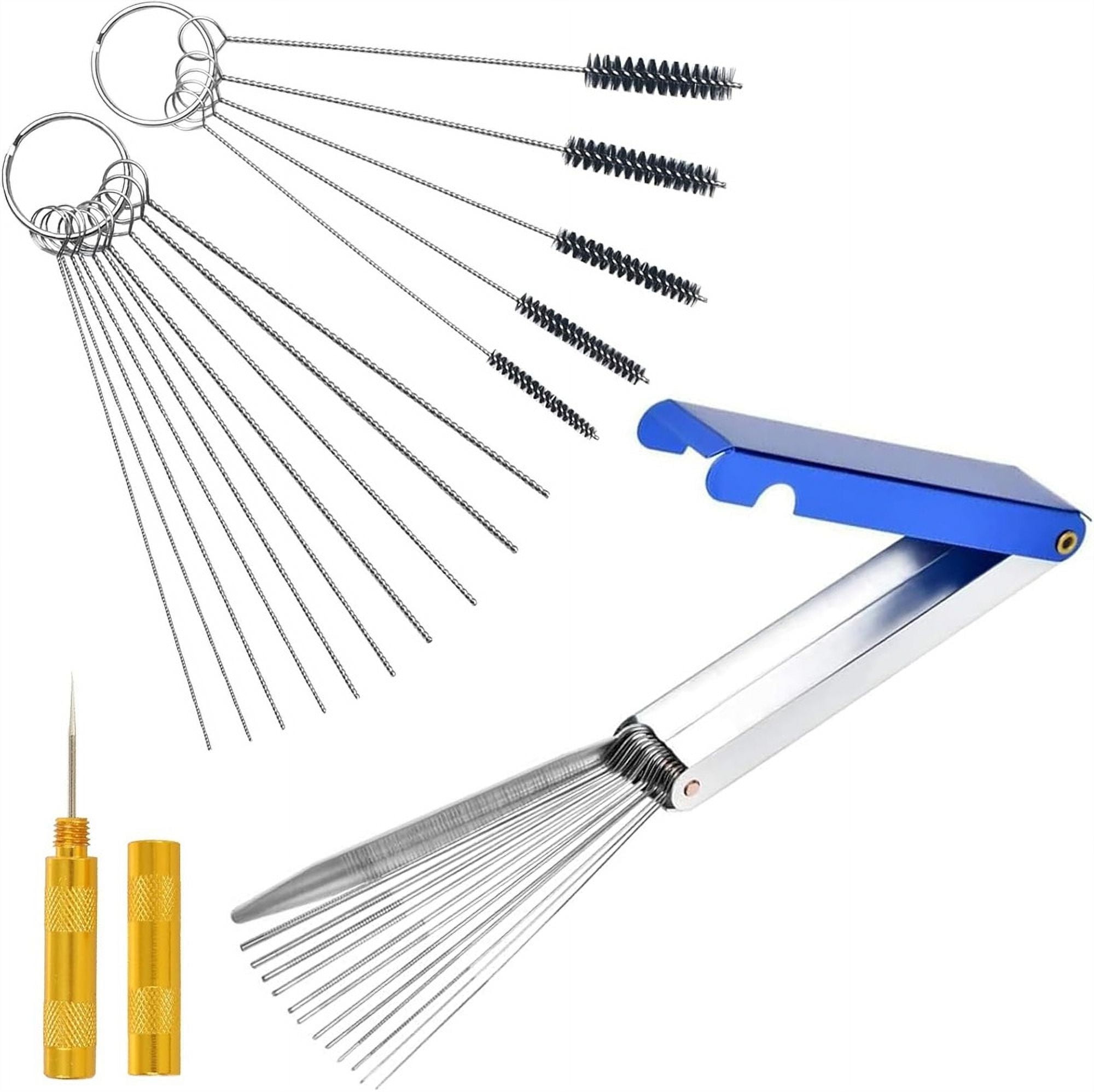 Carburetor Torch Tip Cleaning Set,13 Cleaning Wires Set + 10 Cleaning ...