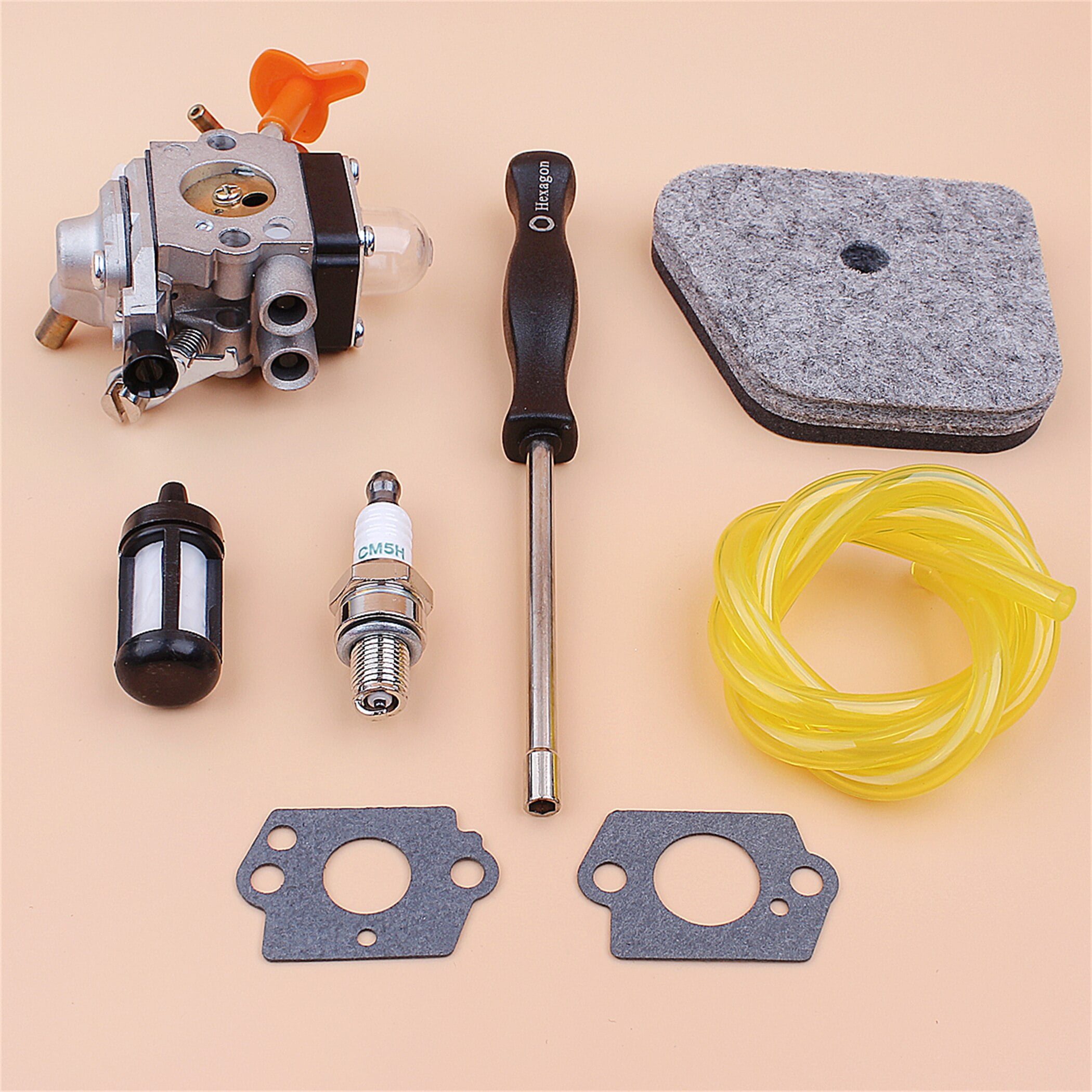 Carburetor Tune Up Kit For FS90R FS130R FS110R FS100R Stihl Brushcutter ...