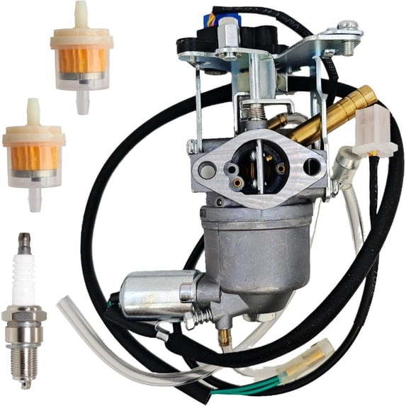 Carburetor for Champion 3400 3060 Watts Dual Fuel Generator 100263 28. ...