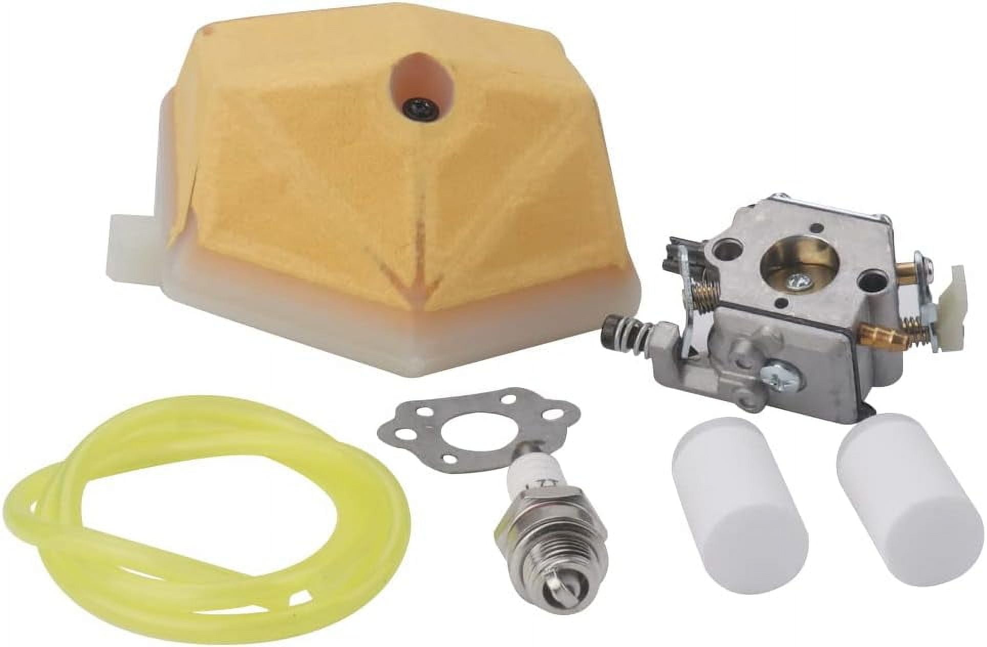 Carburetor with Air Filter Spark Plug Replacement for Husqvarna 51 55 ...