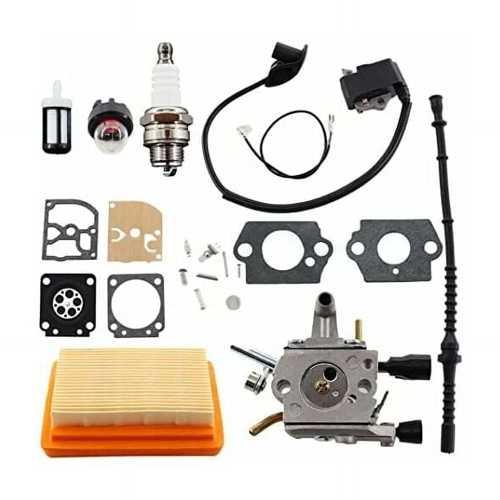 Carburettor with Ignition Coil Fuel Filter Fuel Hose Air Filter for ...