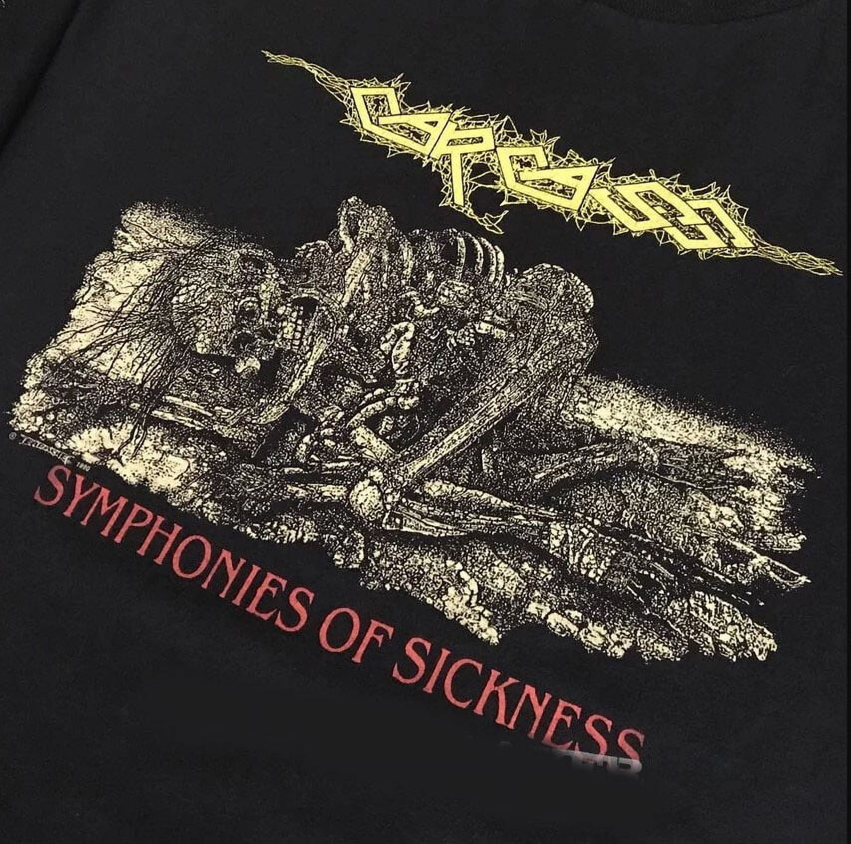 Carcass 1990 Symphonies of Sickness shortsleeve shirt, remake KV9372 ...