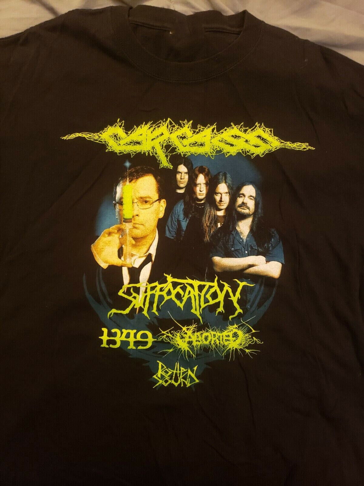 Carcass Exhumed To Consume Tour 2008 Gift For Fan Black All Size Shirt ...