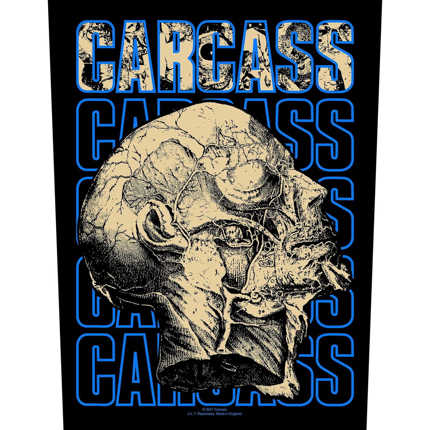 Carcass Necro Head Patch - Walmart.com