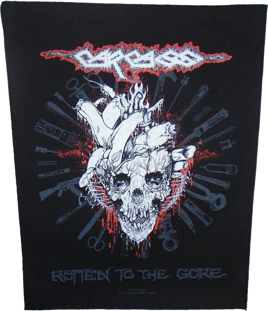 Carcass - Rotten to the Core - 14" x 11" Printed Back Patch - Walmart.com