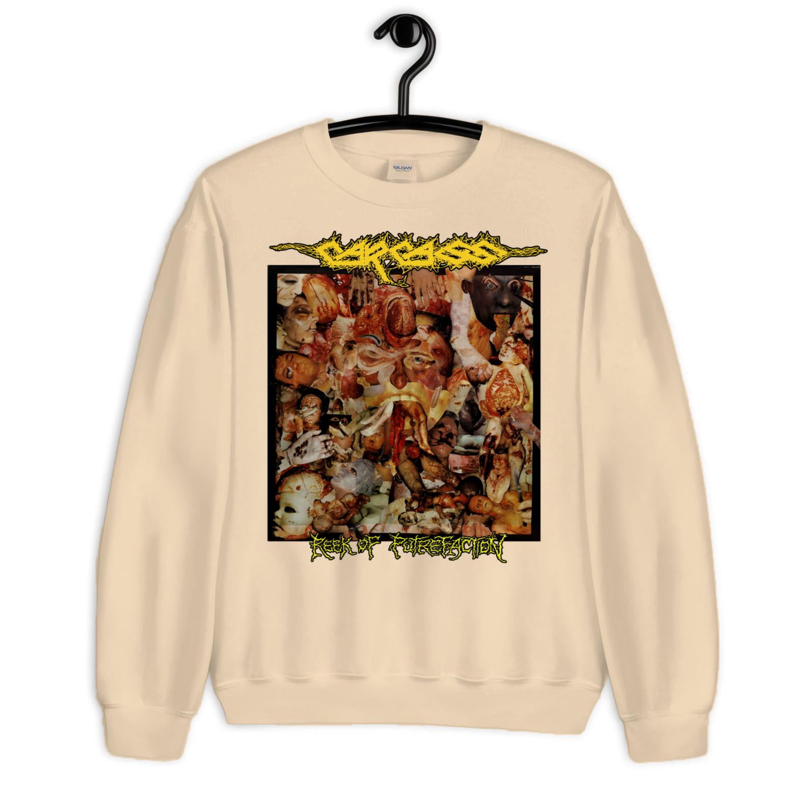 Carcass T Shirt Reek of Putrefaction British Vintage Music Metal Black Unisex-TH40534 - Walmart.com