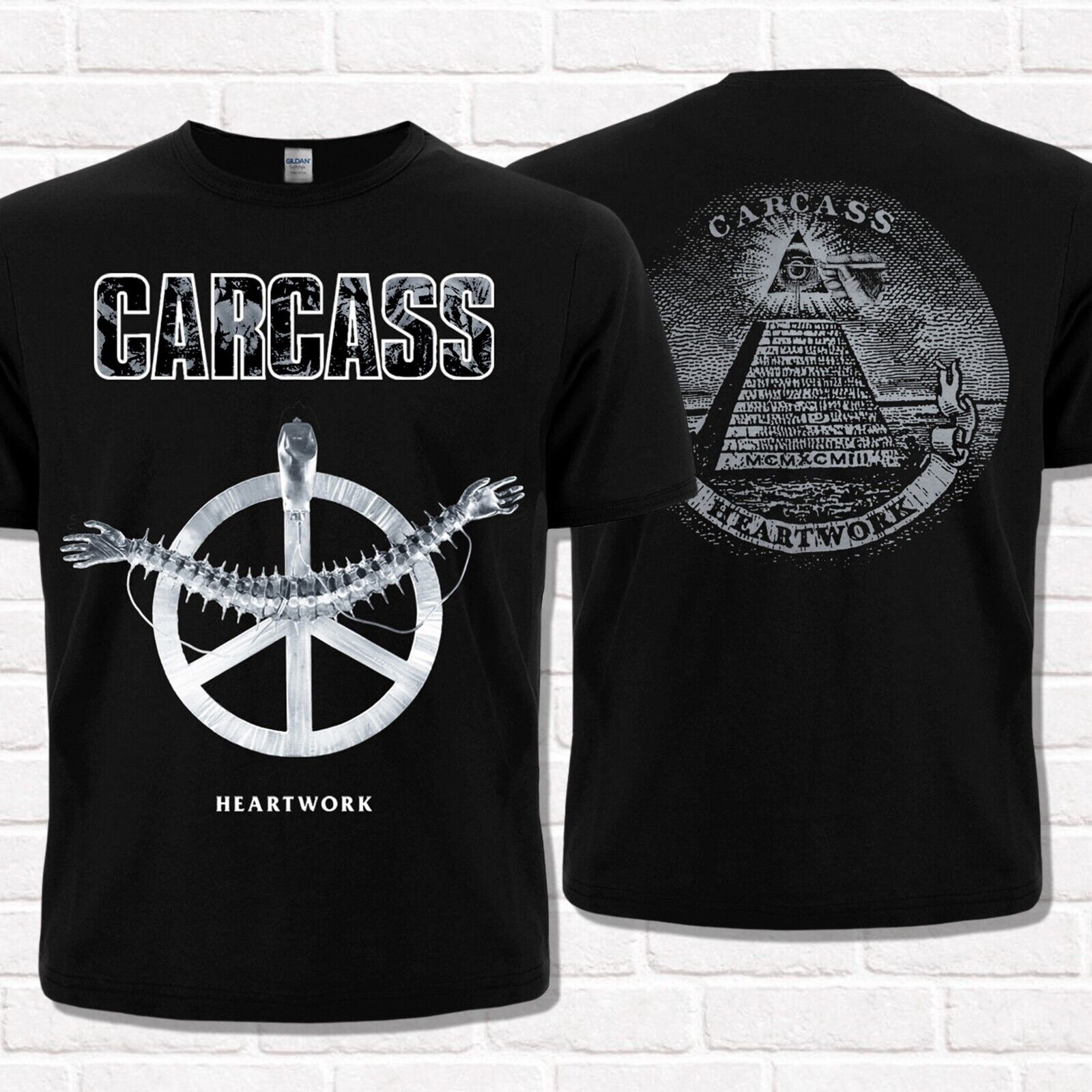 Carcass black T-Shirt, Heartwork (1993). Melodic Death Metal, Death 'n ...