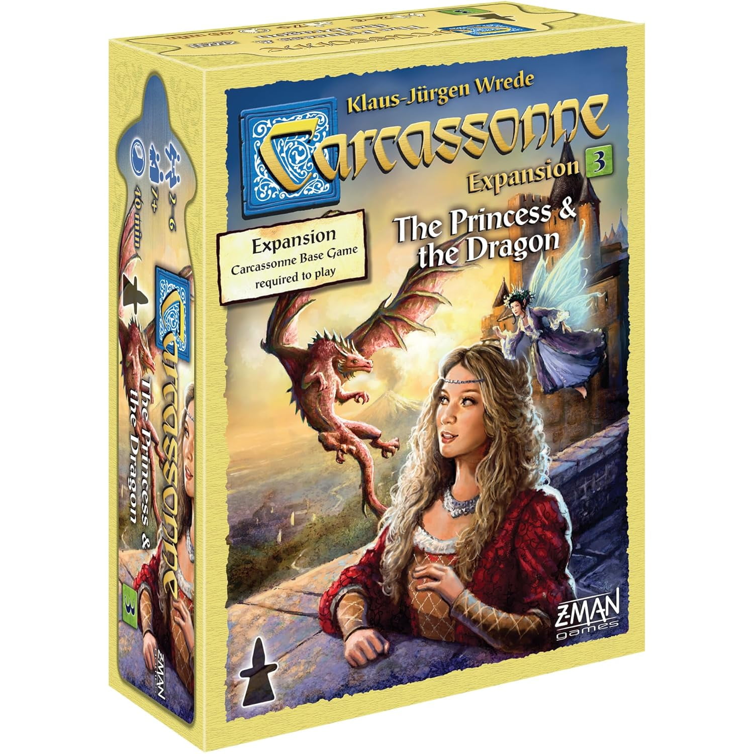 Carcassonne The Princess & The Dragon Board Game EXPANSION - Chivalry ...