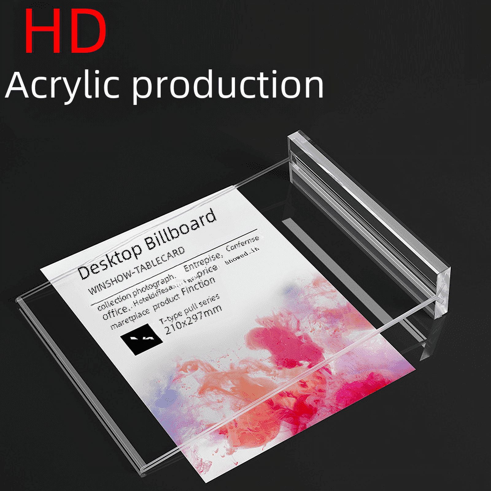 Card Acrylic A4 Table Card A5 Stand Card Draw Table Card Display Card ...