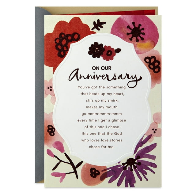 DaySpring Mahogany Religious Anniversary Card (Blessed to Call You Mine ...