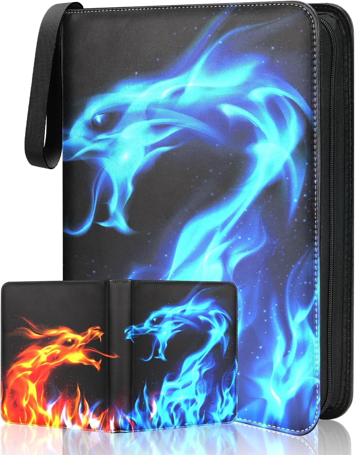 Card Binder 9 Pocket Holder 900 Cards Compatible with Game Cards, 3 ...