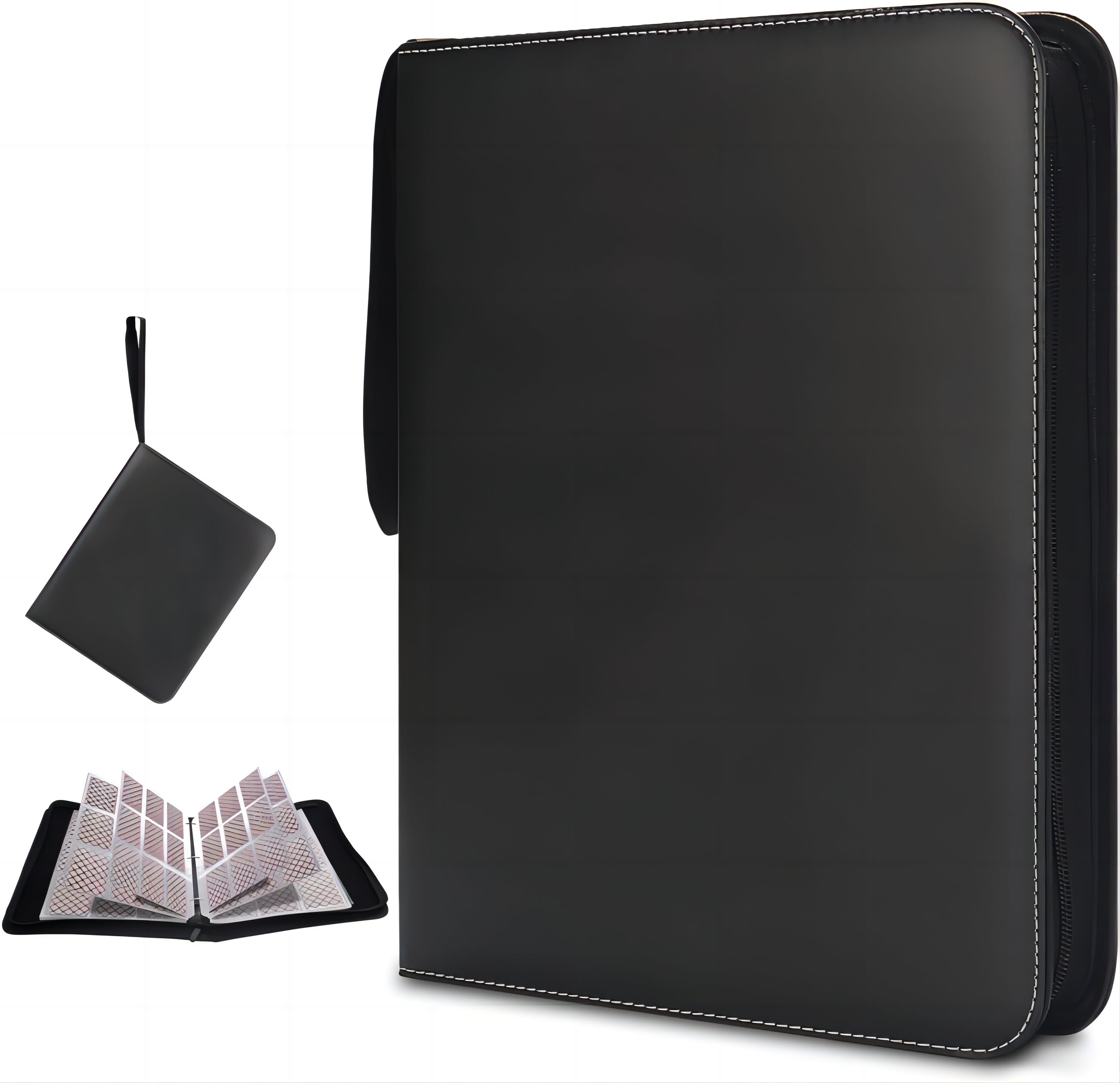 Card Binder, 9 Pocket Waterproof Baseball Card Binder, 50 Pages Holder ...