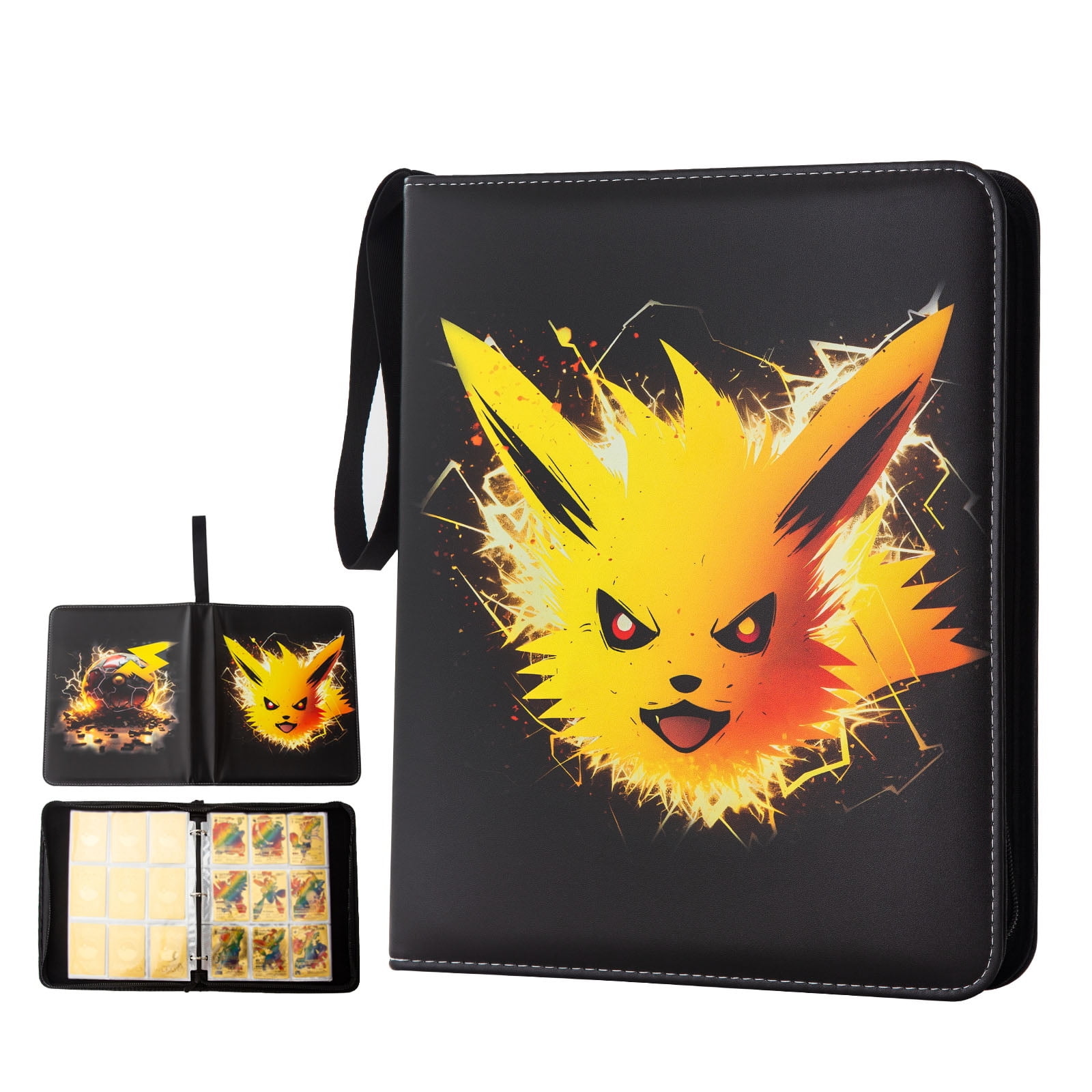 Cenxaki Zippered Collecting Protector Card Binder Case for TCG, MTG ...