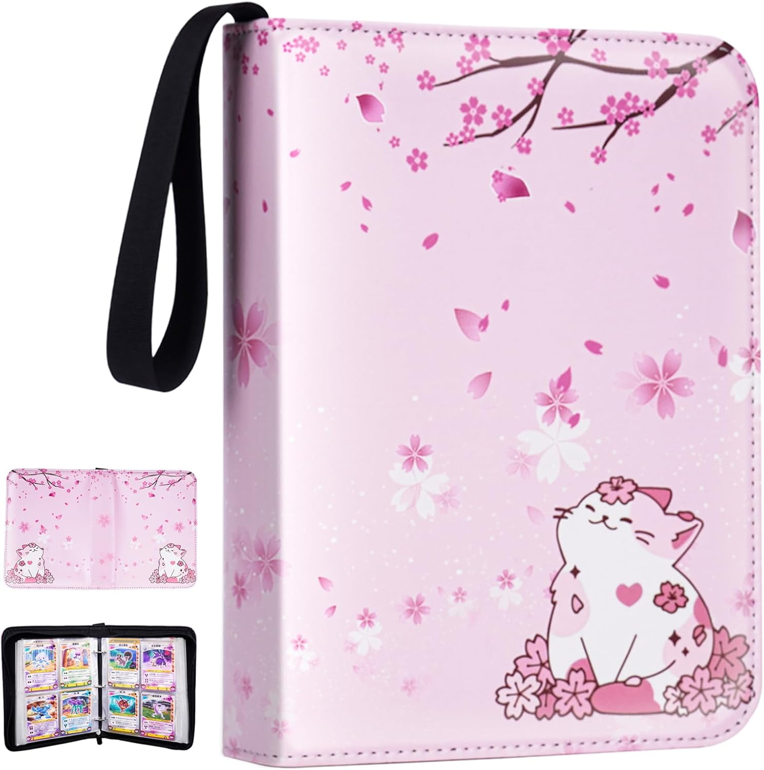 Card Binder for Girls Gifts,440 Cards Collectible Trading Card Holder ...