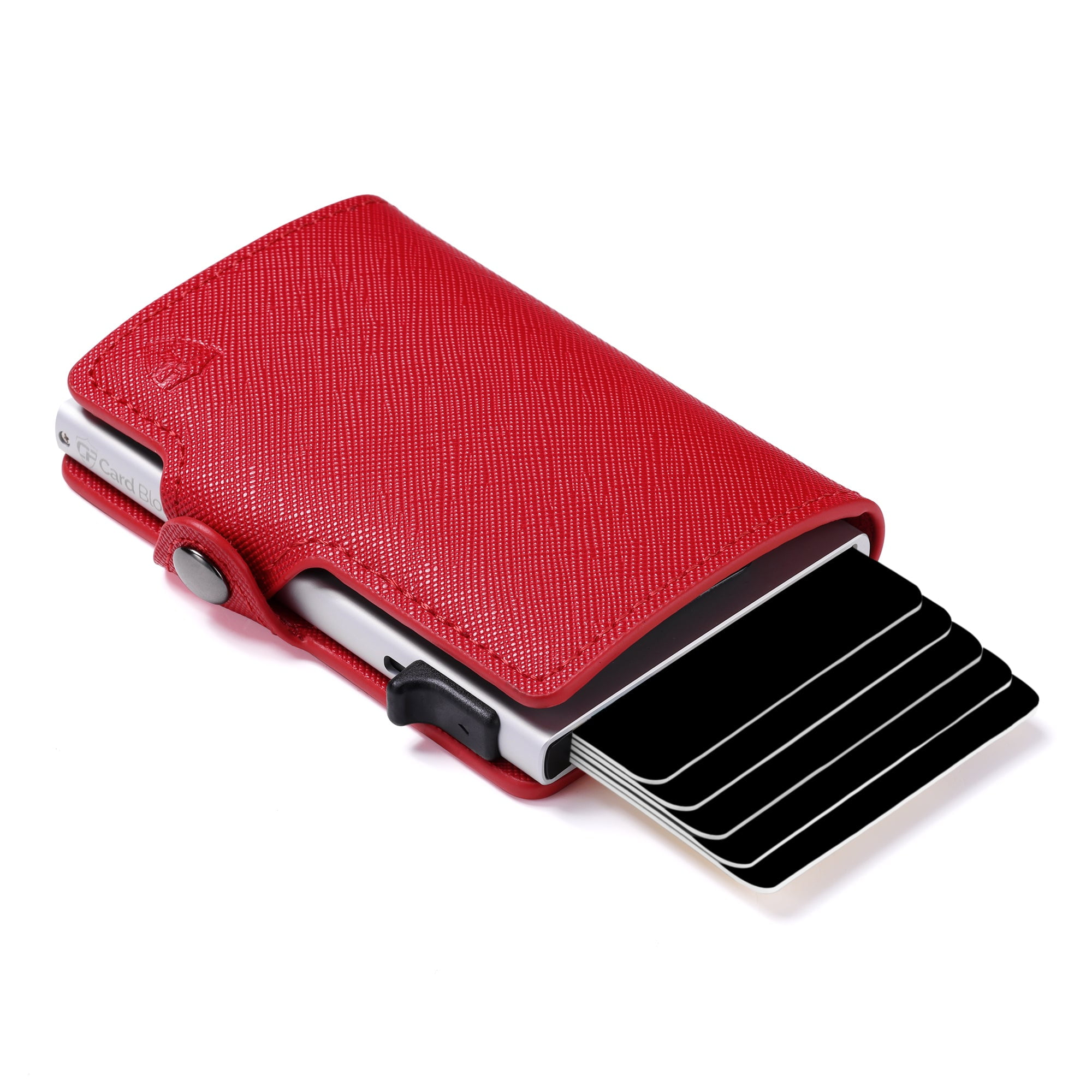 Card Blocr Womens Slim Credit Card Wallet in Saffiano PU Leather | RFID ...