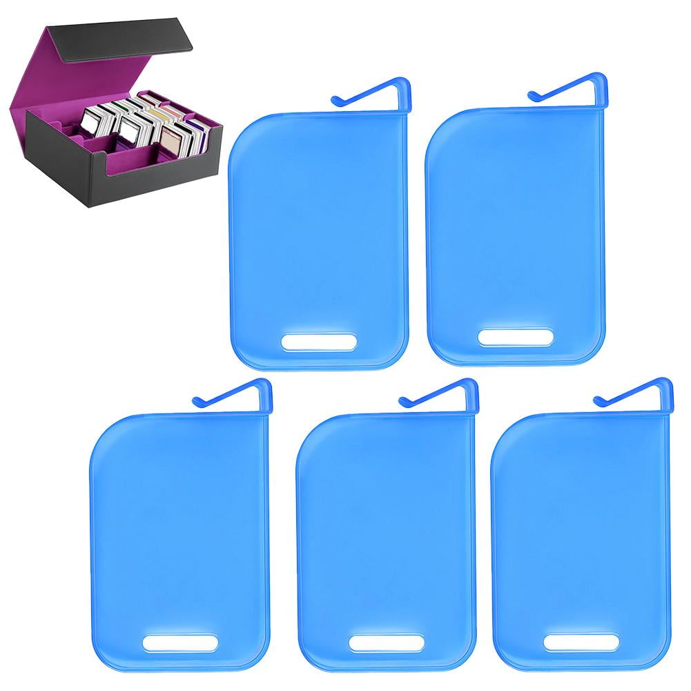 Card Box Dividers - 5 Pack Portable PP Flame-Retardant Card Spacers for ...