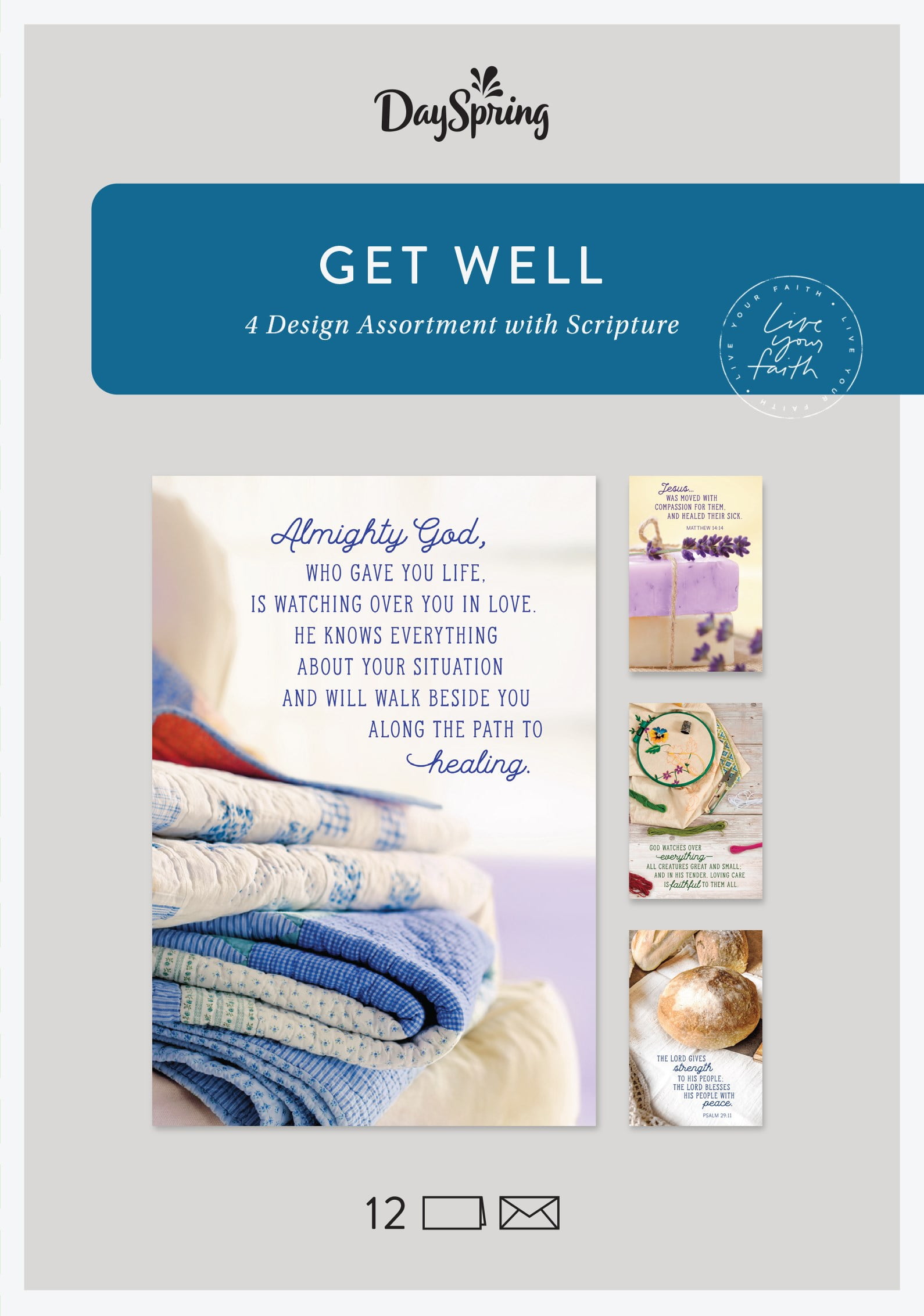 Card-Boxed-Get Well-Cozy Crafts (Box Of 12) - Walmart.com