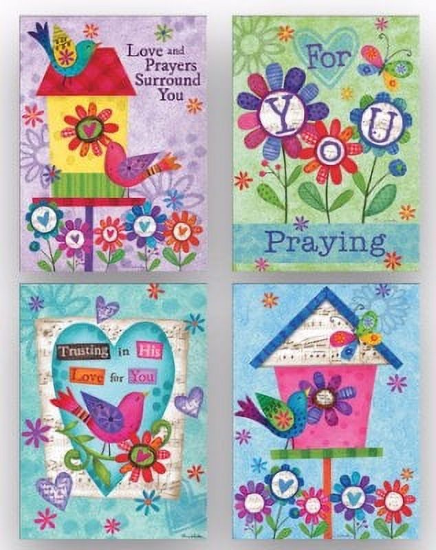Card-Boxed-Shared Blessings-Get Well 4-Birds (Box Of 12) - Walmart.com