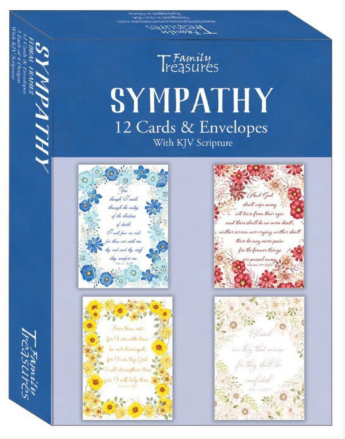 Card-Boxed-Sympathy-Floral Frames (Pack Of 12) - Walmart.com