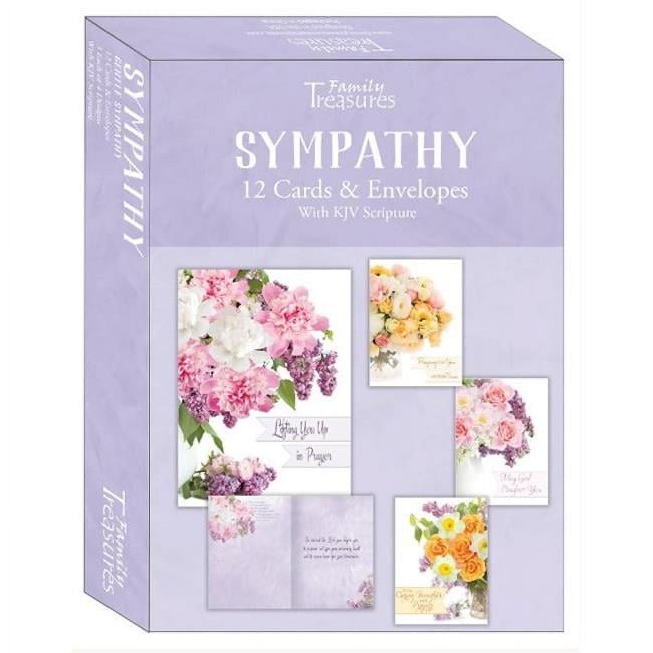 Family Treasures Wholesale Boxed Sympathy Gentle Sympathy Card - Pack ...