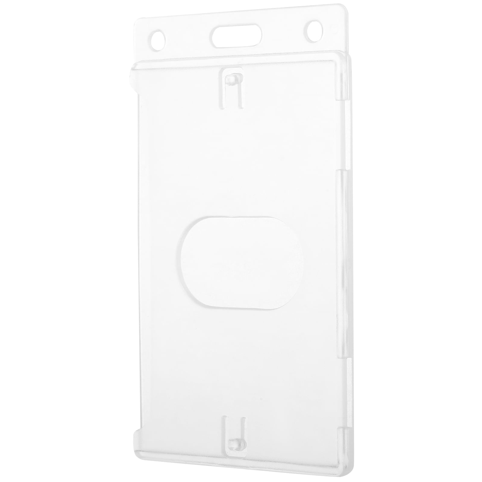 Card Cover Wrist Keychain Id Badge Holder Clear Cards Sleeves - Walmart.com