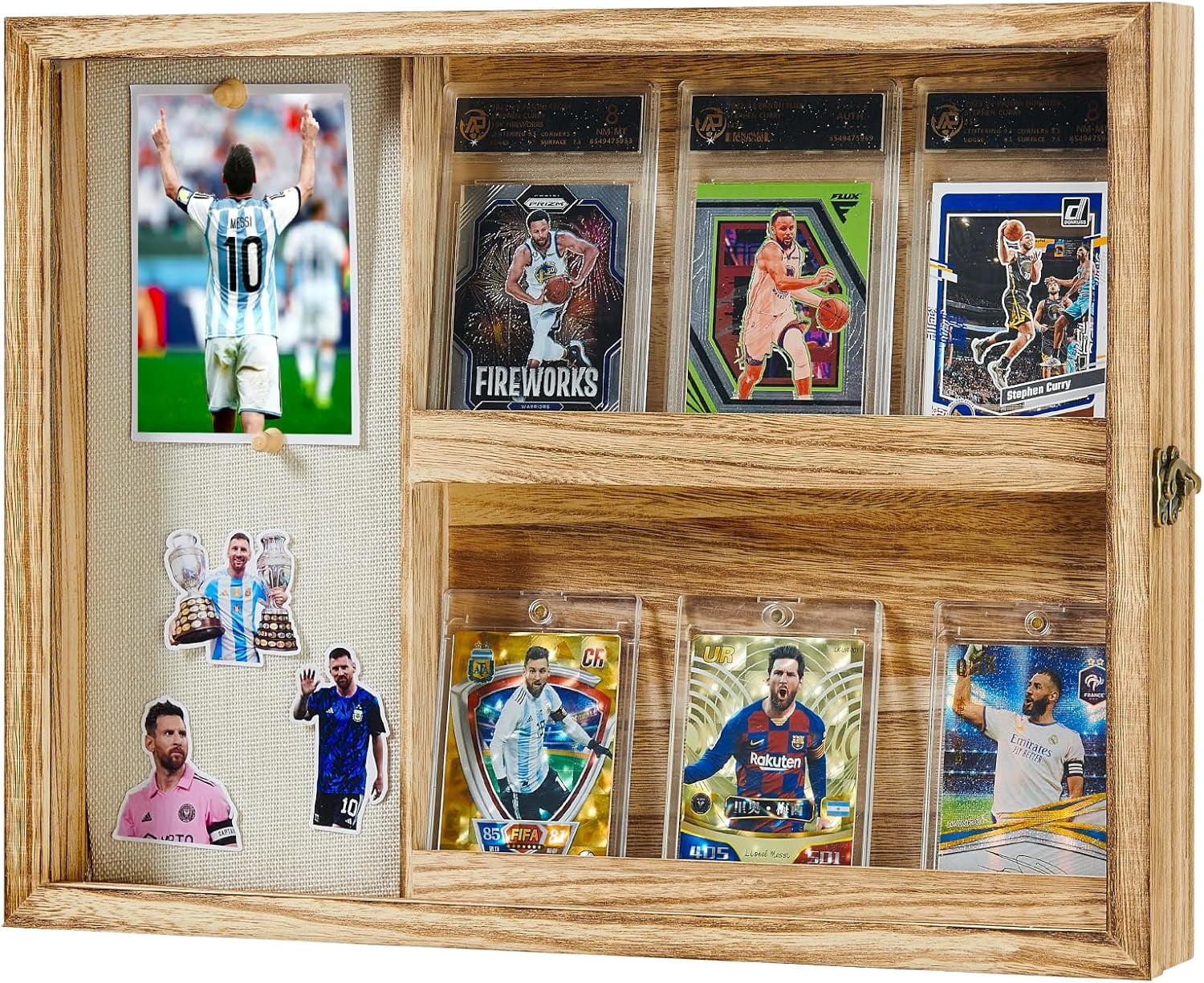 Card Display Cases, Graded Card Display Case - 6 Card Holder with UV ...