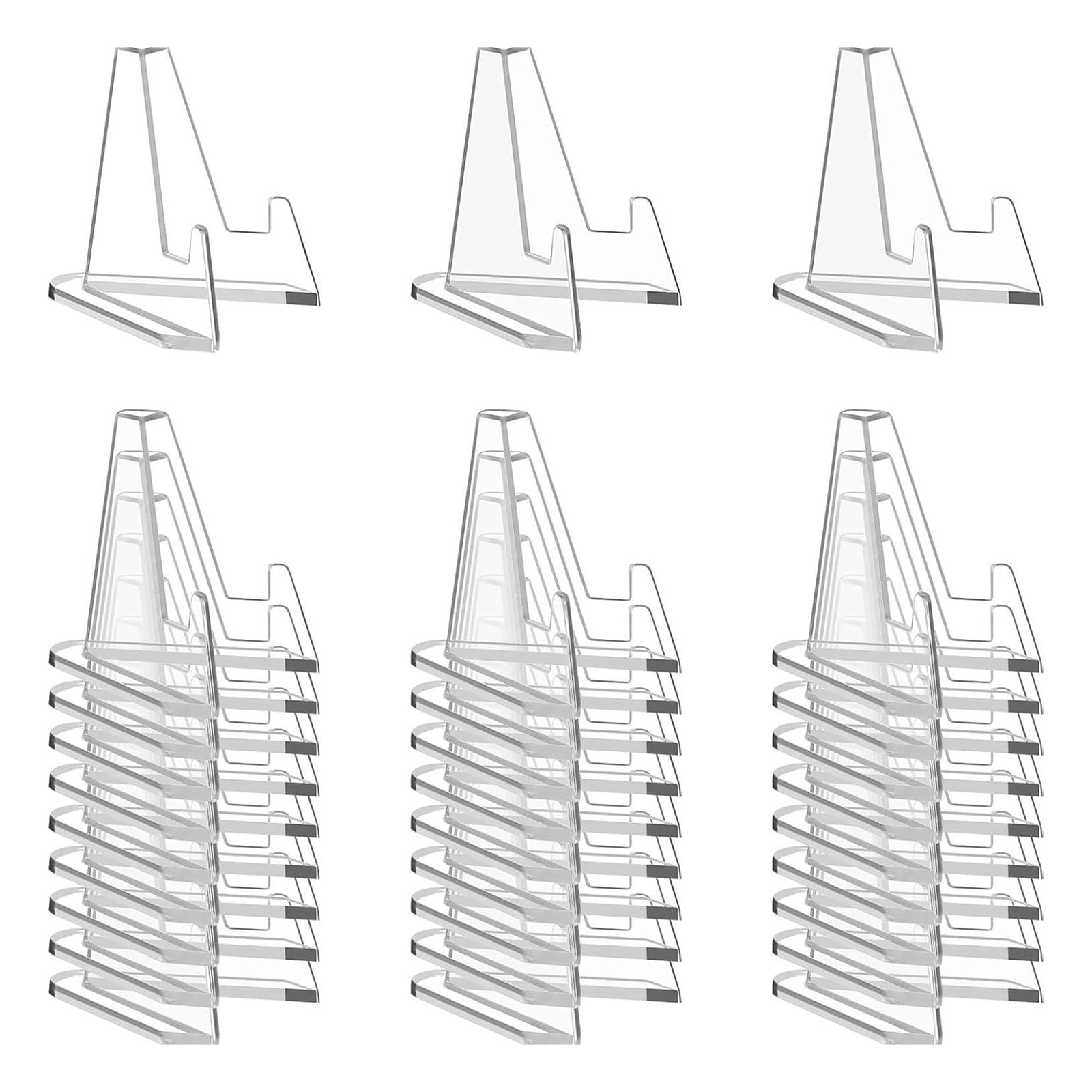 Card Display Stand, 30 Pack Clear Card Stands, Arcylic Card Display ...