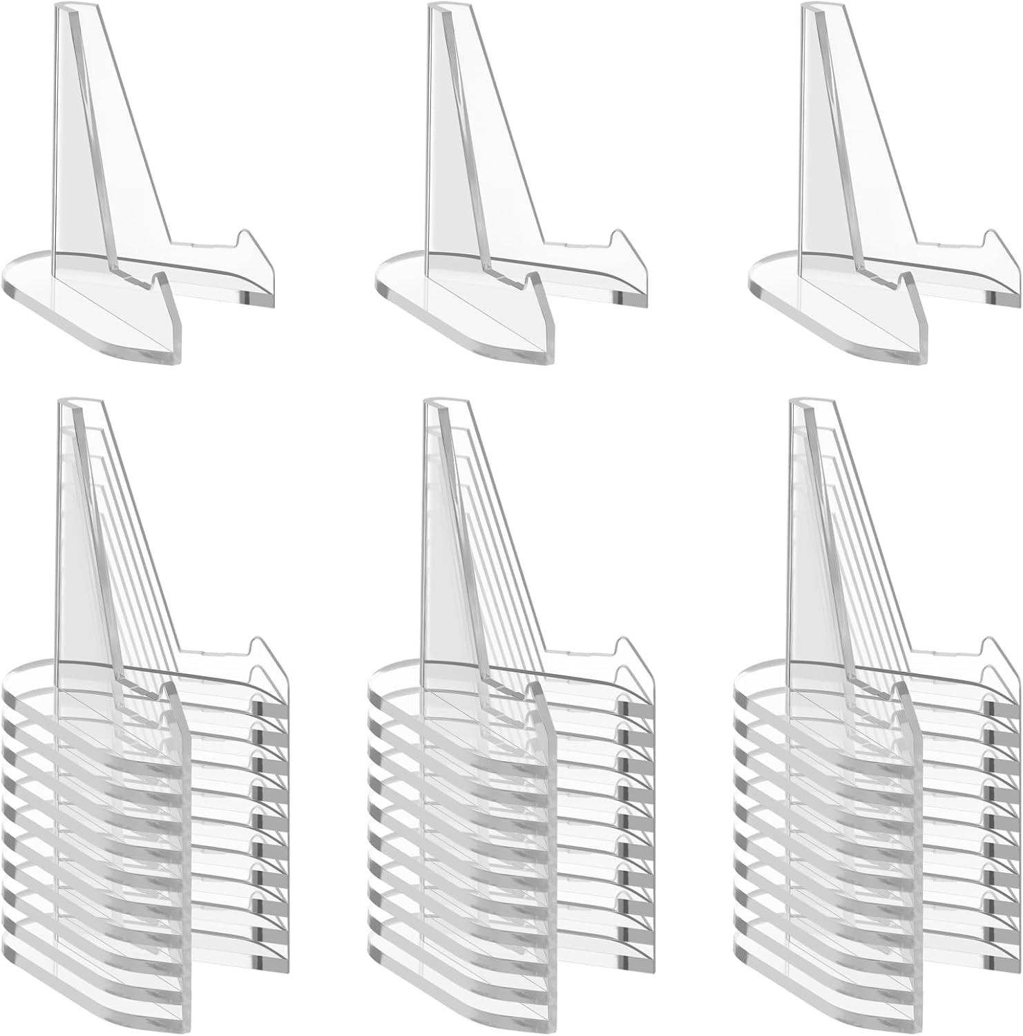 Card Display Stand, 30 Pack Clear Card Stands, Arcylic Card Display ...