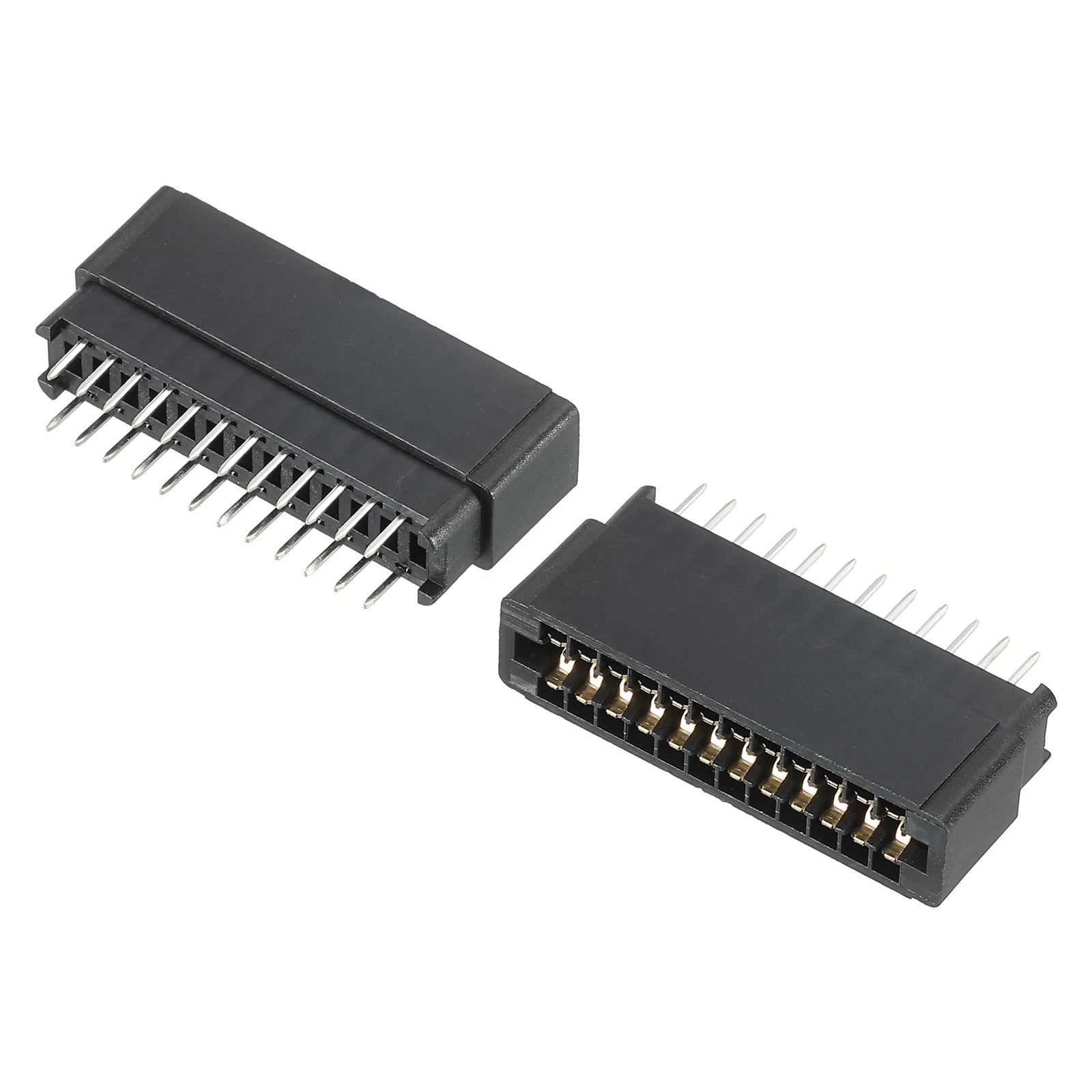 Card Edge Connector Black Socket Straight Connection 24 Pin 2.54mm ...