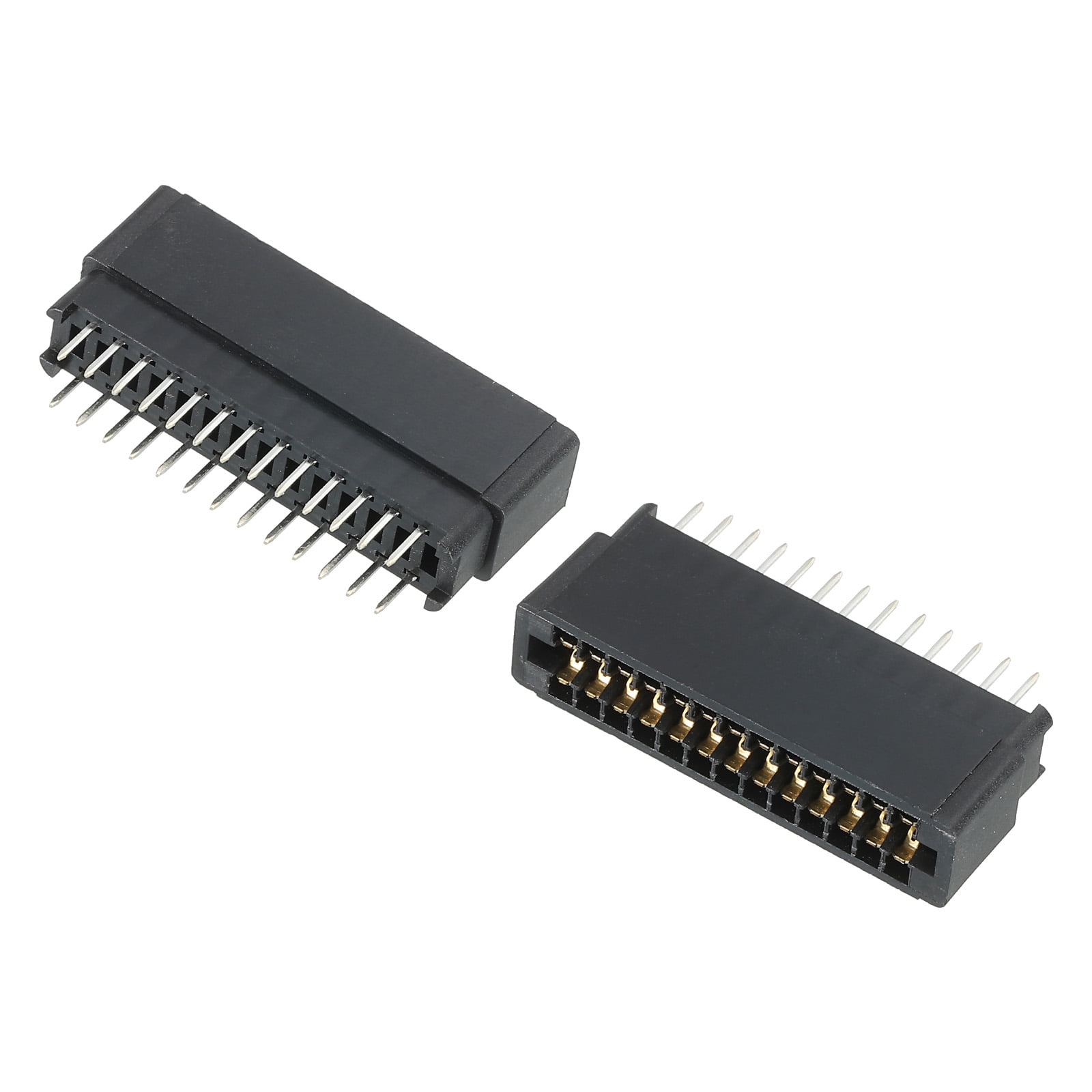 Card Edge Connector Black Socket Straight Connection 26 Pin 2.54mm ...