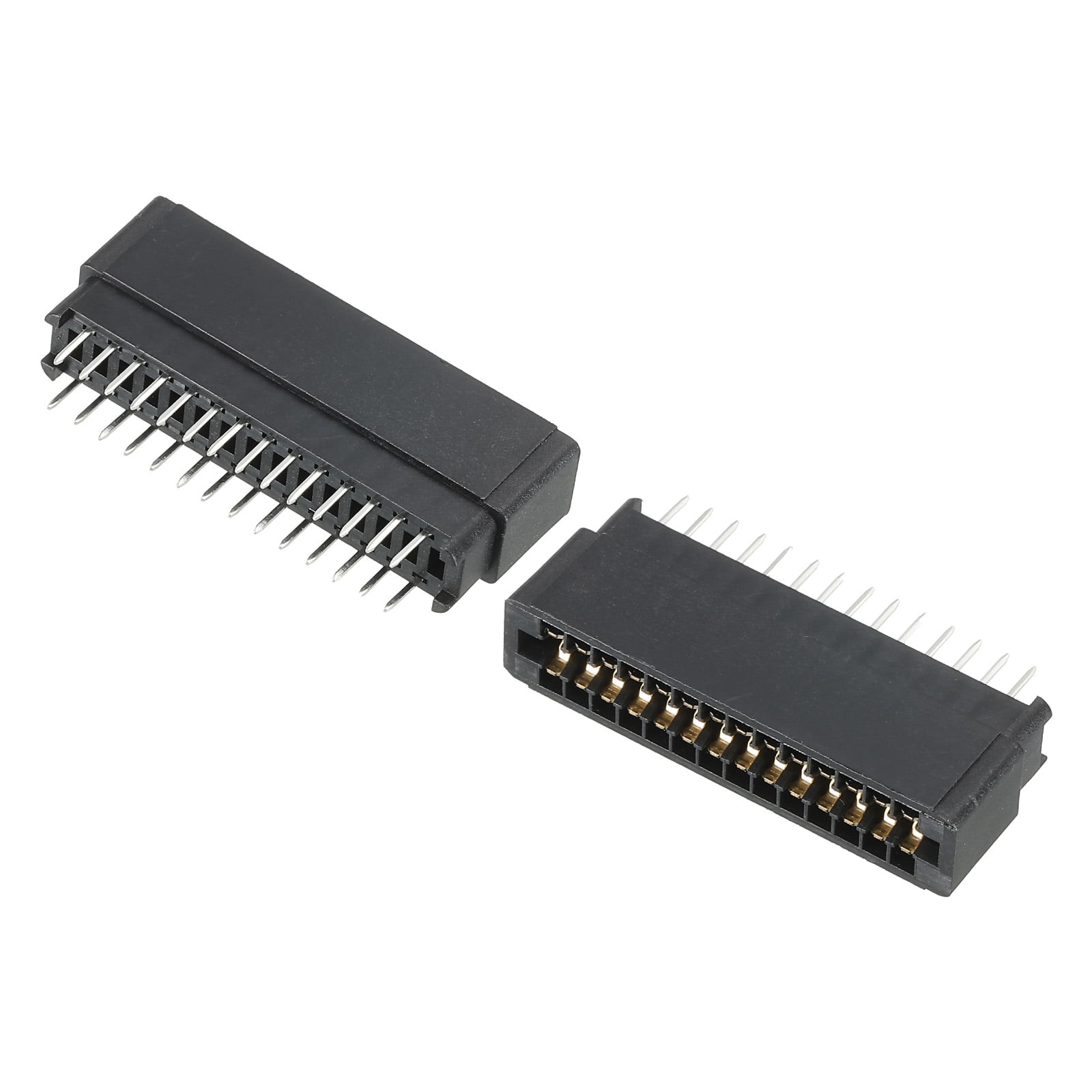 Card Edge Connector Black Socket Straight Connection 28 Pin 2.54mm ...